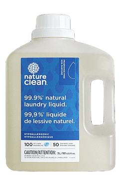 clean laundry detergent